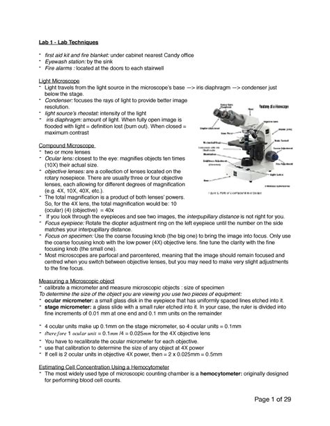 Bio Lab Test Summary Cell Biology Lab Lab Techniques First Aid Kit And Fire Blanket