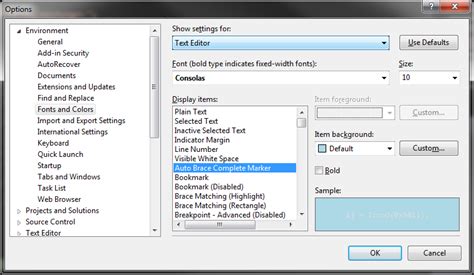Changing The Cursor Hightlight In Visual Studio Stack Overflow
