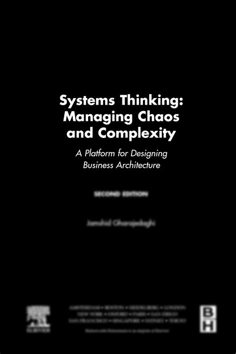 SOLUTION Systems Thinking Managing Chaos And Complexity A Platform For Designing Business