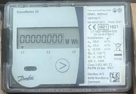 Danfoss Sonometer30 Dn65 Qp 25 300mm 187f3677 Surplus Plumbing Supplies
