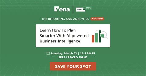 Vena Solutions On Linkedin The Reporting And Analytics Livestream