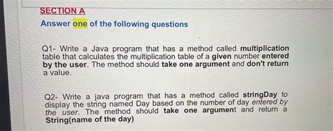Solved Answer One Of The Following Questions Q Write A Chegg Com