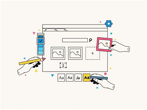 Premium Vector Visual Ui Design Hand Drawn Vector Illustration For Ui Ux