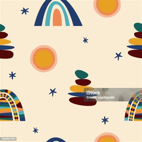 민족 아프리카 원활한 패턴 배경 아프리카 전통 부족 상징 직물 기념품 가게 포장지 티셔츠 인쇄 관광 기관 전단지 광고 등을위한 원활한 패턴을 상징합니다 0명에 대한 스톡