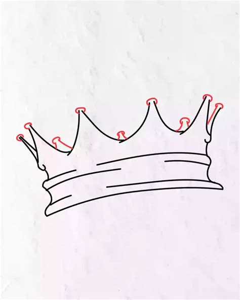 How To Draw Crown In Simple And Easy Steps Guide