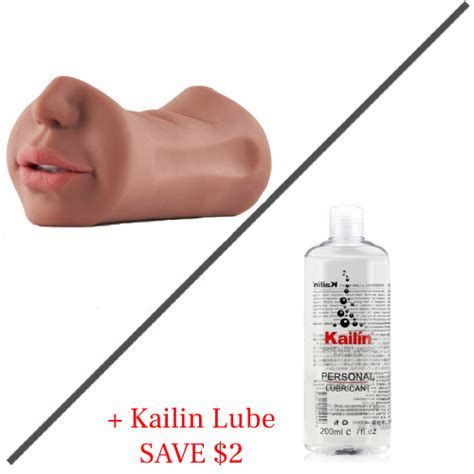 3 In 1 Tanned Lifelike Face Pocket Pussy Blowjob Masturbator Stroker Fleshline