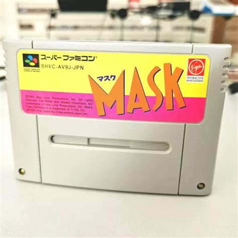 The Mask O Máscara Original Supe Famicom Sfc Nintendo Parcelamento