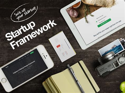 Startup Design Framework Download Free Psd And Html