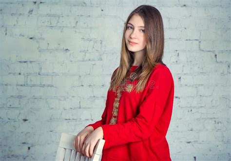 Belle Fille De L Adolescence Image Stock Image Du Sourire Adolescents