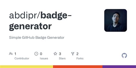 Github Abdiprbadge Generator Simple Github Badge Generator