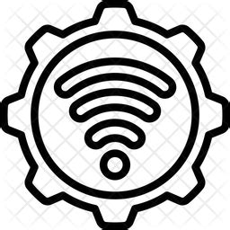Wifi Configuration Icon Download In Line Style