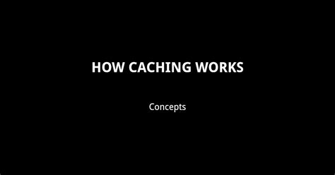 How Caching Works Nx