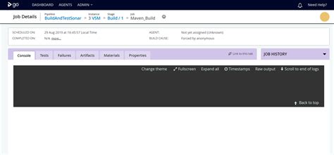 Go Cd How To Execute Mvn Clean Install In Gocd Stack Overflow
