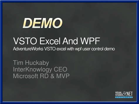 Ppt Vw302 Integrating Wpf And Wcf Into Your Office Business Applications Powerpoint