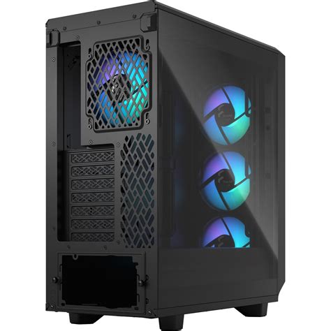 Fractal Design Meshify 2 Compact Lite Rgb Black Tg Light Tint Tower