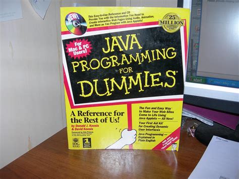 Java Programming For Dummies Koosis Donald J 9781568849959 Books