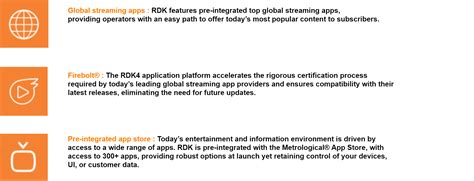 RDK Documentation Portal Documentation RDK Video Documentation