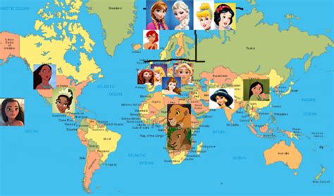 Disney Princess Continents By Oriana Jua On Deviantart