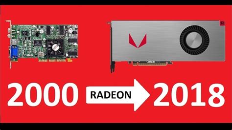 Evolution Of Amd Radeon 2000 2018 Amd And Ati Graphics Cards Youtube