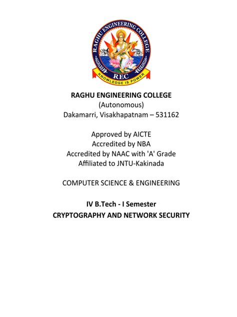 Cns Unit 3 Pdf Public Key Cryptography Key Cryptography