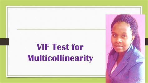 how to test for multicollinearity using vif in stata youtube