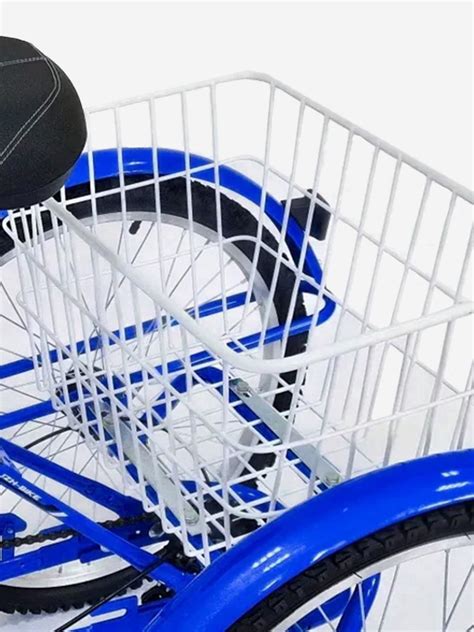 Трехколесный велосипед для взрослых Izh Bike Иж Байк Фермер 24 Синий металлик цвет — купить