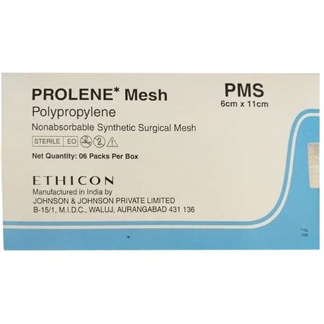 Ethicon Prolene Mesh Pms Docuses Healthcare