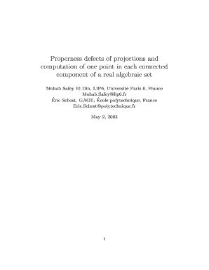 Fillable Online Csd Uwo Properness Defects Of Projections And Computation Of One Point In