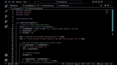 Pranav Bhadoriya On Linkedin Codealpha Internshipjourney Numberguessinggame Codingexperience
