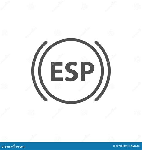 The Esp Icon Vector Stock Vector Illustration Of Automobile 177305499