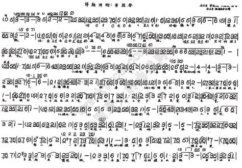 喜迎春 评剧戏歌 评剧谱 简谱
