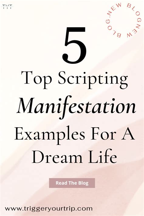 Scripting Template For Manifestation Content Calendar Template