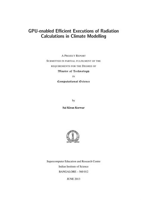 Pdf Gpu Enabled E Cient Executions Of Radiation Calculations · Pdf Filegpu Enabled E Cient