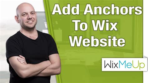 How To Add Anchors To Your Wix Website Youtube