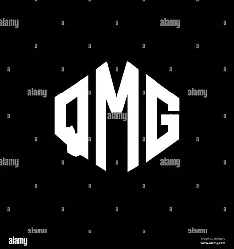 Qmg Letter Logo Design With Polygon Shape Qmg Polygon And Cube Shape