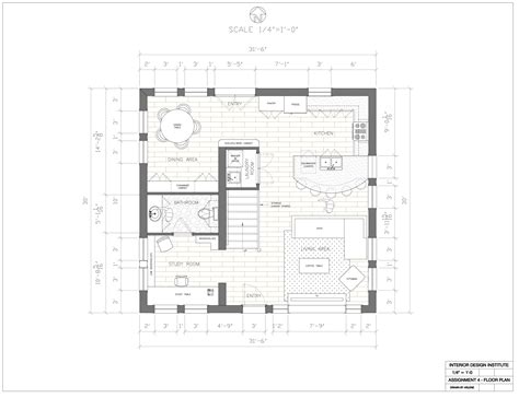 Assignment 4 Floor Plan Interior Design Presentation Interior Design Courses Interior