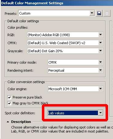 Color Managment Settings X Bug CorelDRAW Graphics Suite X