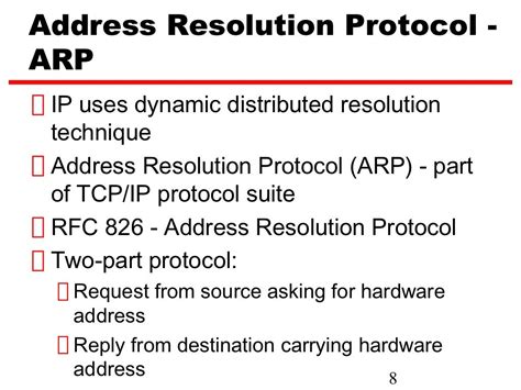 Address Resolution Protocol