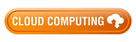 Cloud Computing Icon Web Button Stock Illustration Illustration Of Button Code 120204362