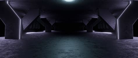 특별한 Sci Fi 어두운 빈 내부 금속 메쉬 복도 숯 배너 배경 화면 3d 렌더링으로 사용 0명에 대한 스톡 사진 및 기타 이미지 Istock