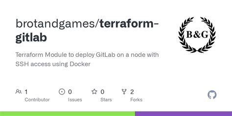 terraform module to deploy gitlab on a node with ssh access using