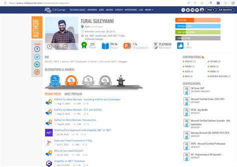 Tural Suleymani On Linkedin Csharpcorner Csharpcorner Articles Blogposts Programming