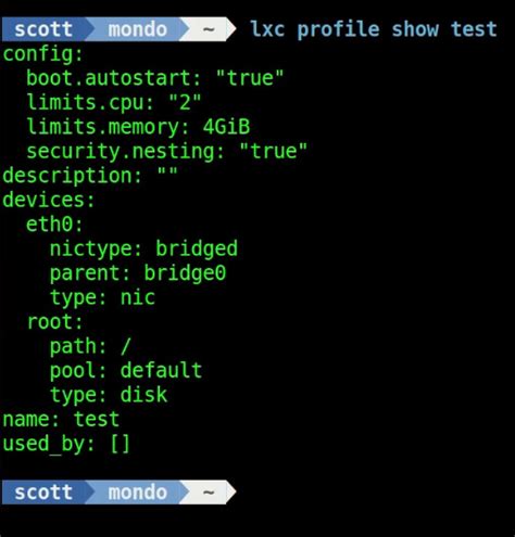 Lxd Profiles For Other Than Network Settings Scottibytes Discussion Forum