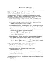 Sol Homework Solution All The Calculated Answers Must Show The Calculation Procedure