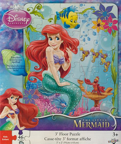 Disney Princess Ariel The Little Mermaid Floor Puzzle 46 Pieces Toys On Toys Game