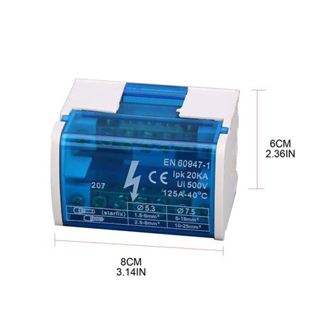 Din Rail Terminal Block Power Home Plastic Distrib Vicedeal