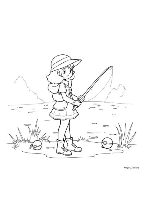 Misty Pokemon Coloring Page