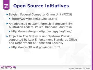 An Introduction To Cyber Forensics And Open Source Tools In Cyber Forensics PPT