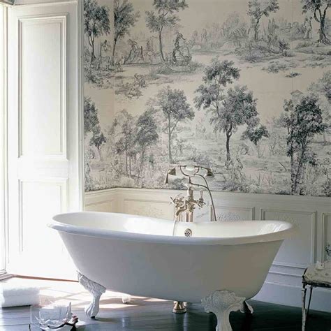 19 Trendy Bathroom Wallpaper Ideas To Try Right Now