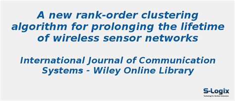 New Rank Order Clustering Algorithm In Wsn Ns2 Projects S Logix